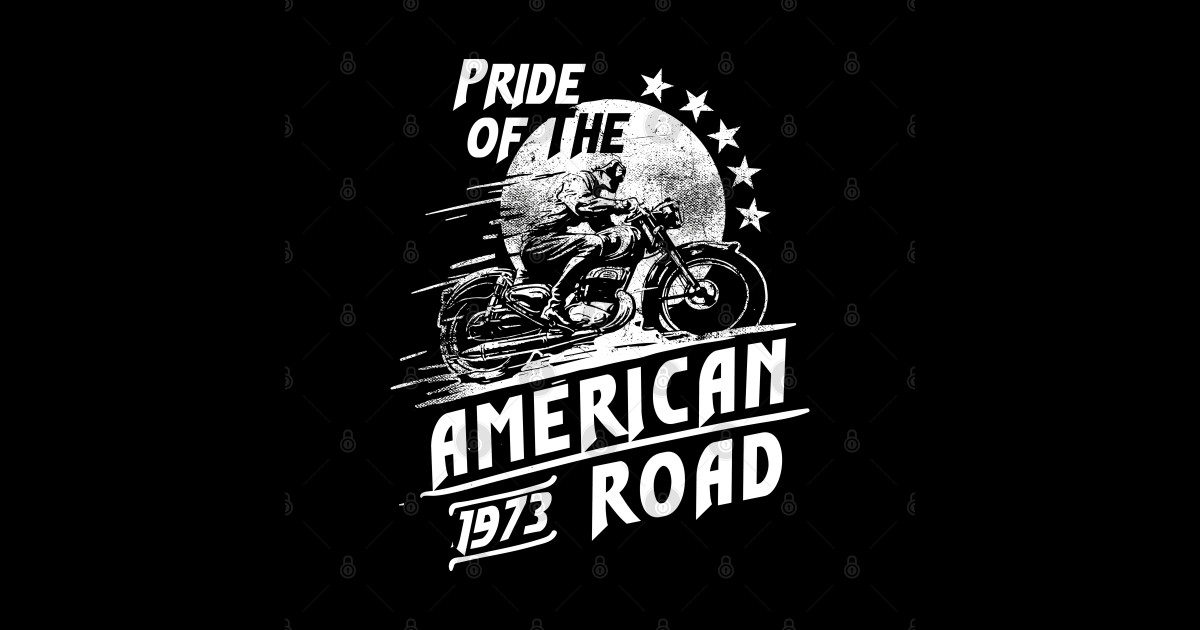 American Pride Motorcycle - Speeder Bike Club - Sticker | TeePublic