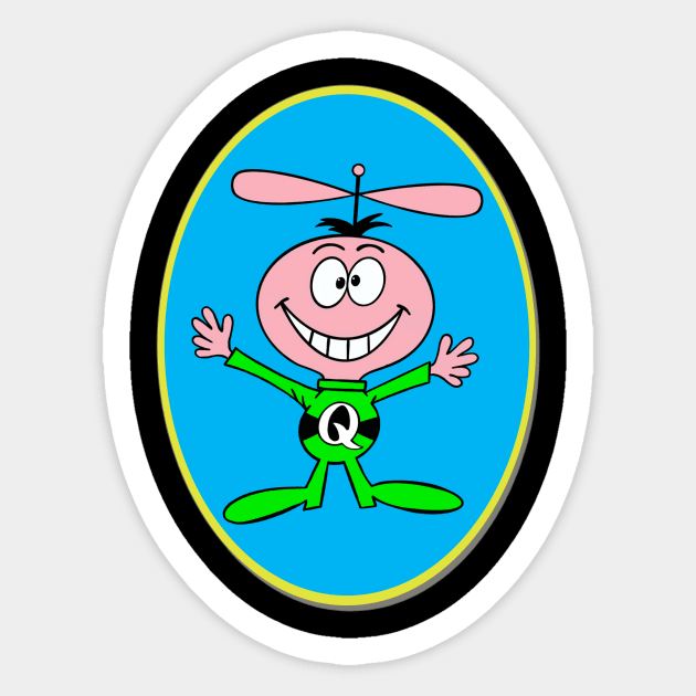 Retro Cartoon Alien - Quisp - Cartoon - Sticker | TeePublic