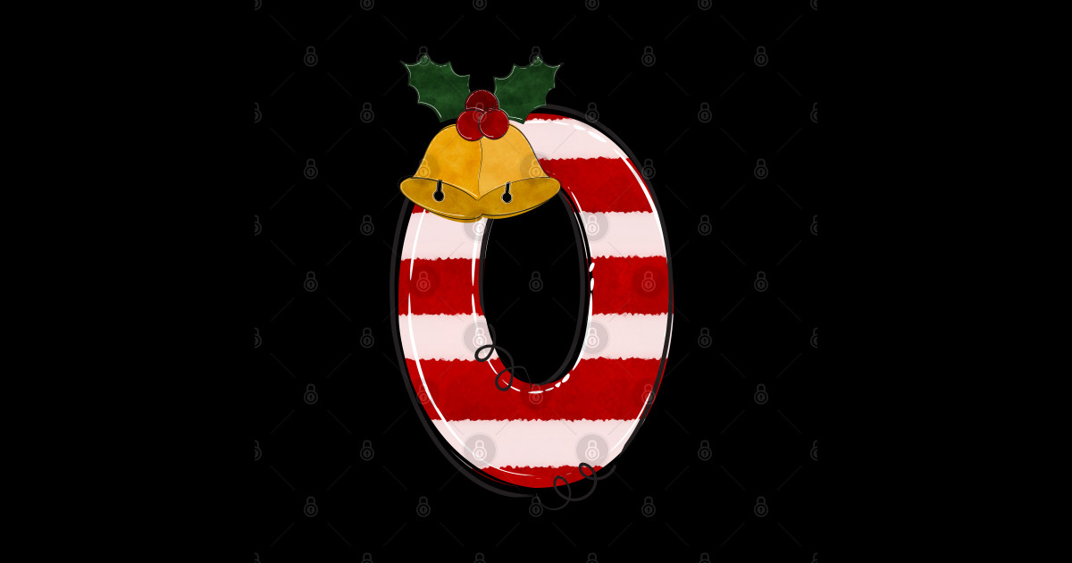Letter O (Christmas Alphabet) - Christmas Alphabet - Sticker | TeePublic
