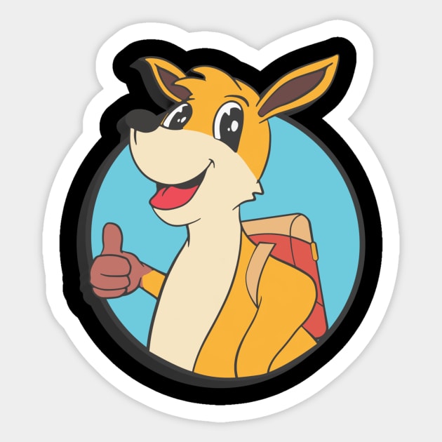 aussie kangaroo cartoon