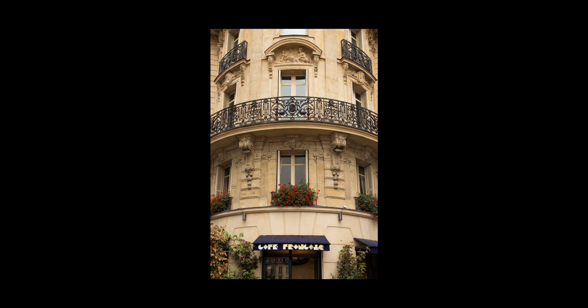Parisian Building Facades - 3 © - Facade - Sticker | TeePublic