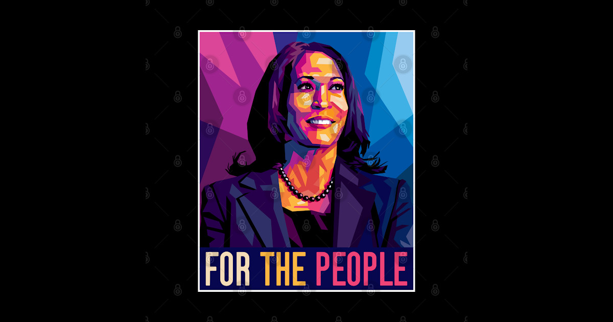 Kamala Harris For The People - Kamala Harris - Posters and Art Prints ...