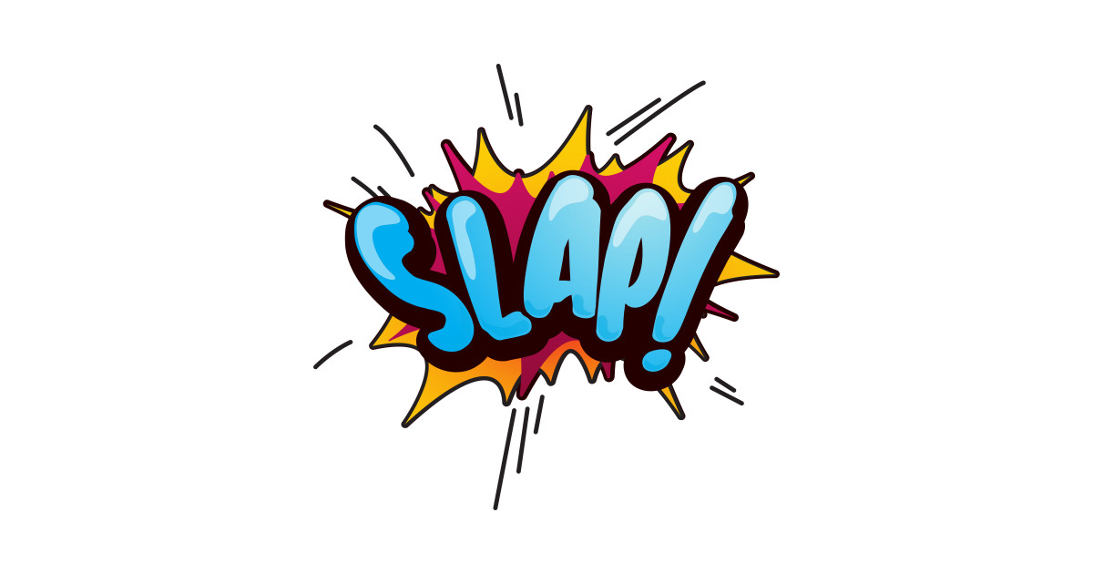 SLAP! Comic Sound Effect, Angry, Aggressive Action - Comic Book - T ...