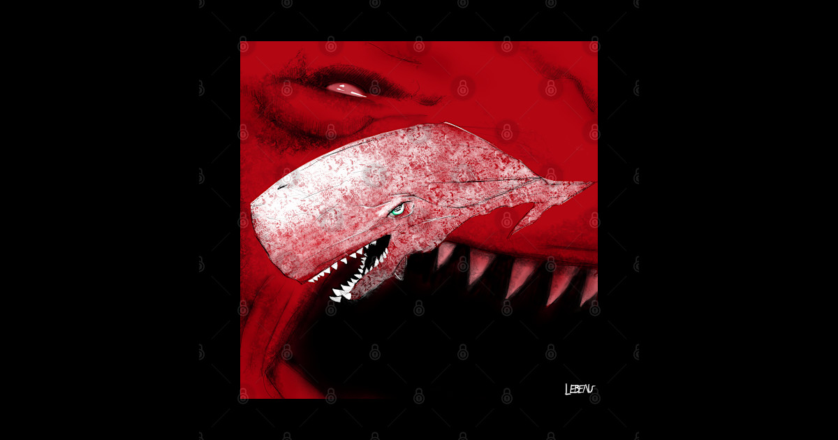 mighty liviathan leviathan killer whale ecopop art design with cryptid ...