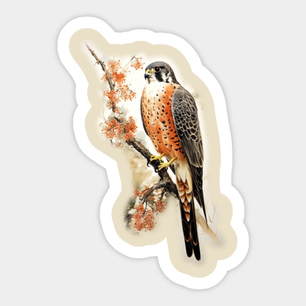 Peregrine Falcon - Raptor - Falcon - Sticker | TeePublic