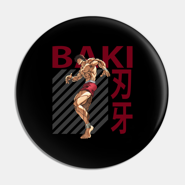 Baki Hanma Baki Hanma Anime Pin Teepublic