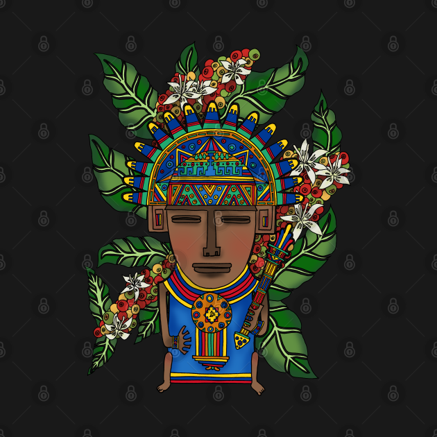 MUISCA CHIBCHA COLOMBIA COFFEE PLANT - full colour - Indigenous South ...