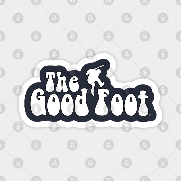 THE GOOD FOOT - (White logo / Black outline) - The Good Foot - Magnet ...