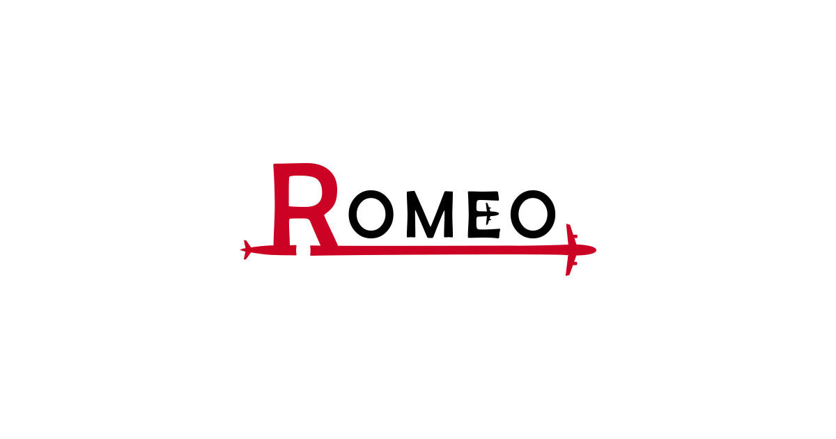 ROMEO Aviation Phonetic Alphabet Pilot Airplane - Romeo - T-Shirt ...