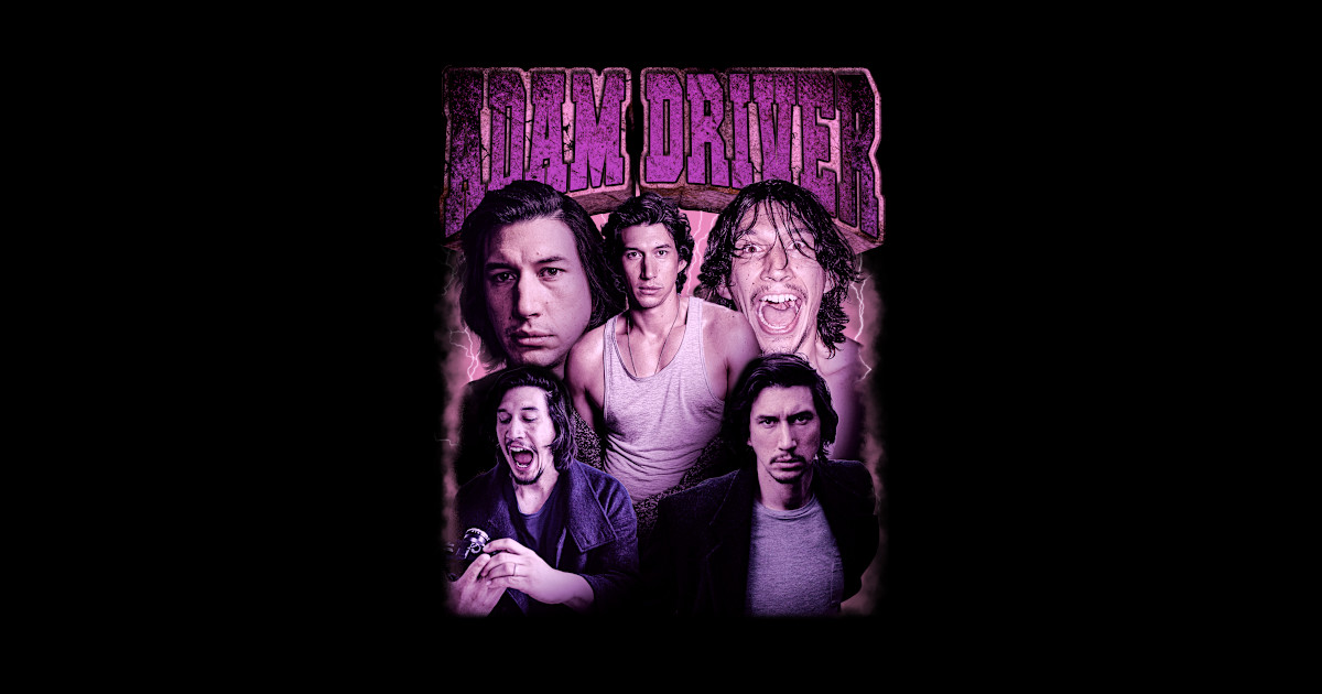Adam Driver Bootleg Vintage Tshirt - Adam Driver - Sticker | TeePublic