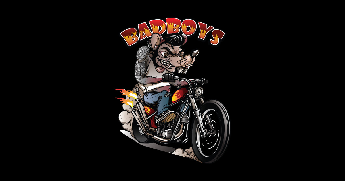 Bad Boys Rockabilly Rat - Psychobilly - Sticker | TeePublic