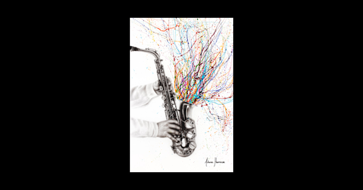 The Jazz Saxophone - Saxophone - Posters and Art Prints | TeePublic