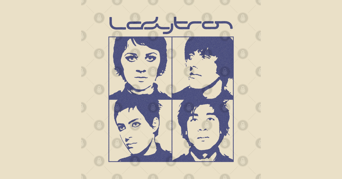 Ladytron Band Collage Fanart Design - Ladytron - T-Shirt | TeePublic