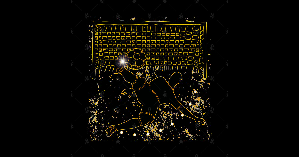 The soccer player in full power - Soccer Player - Sticker | TeePublic