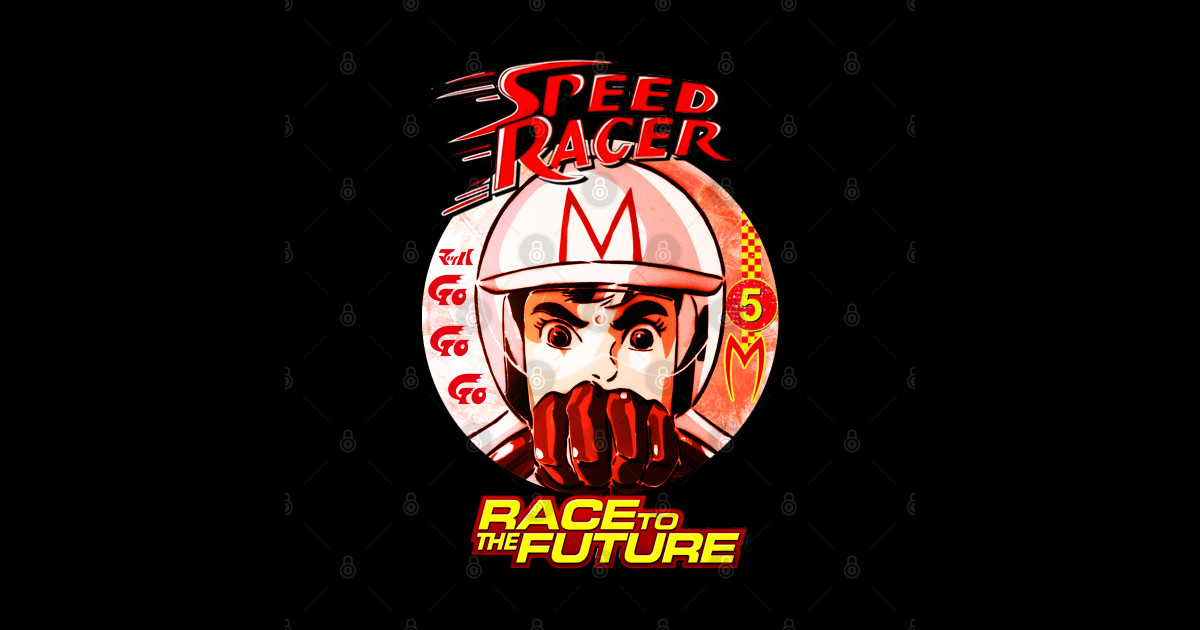 Go Go Go!!! Speed Racer! - Speed Racer - Sticker | TeePublic