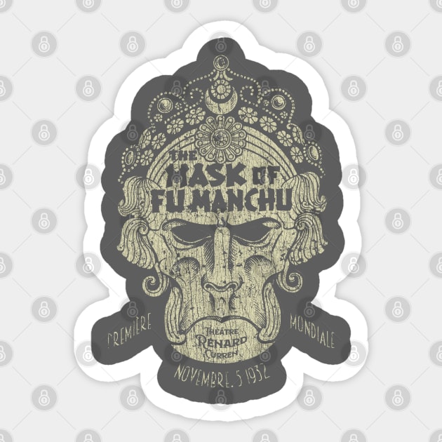 The Mask of Fu Manchu - Fu Manchu - Sticker | TeePublic