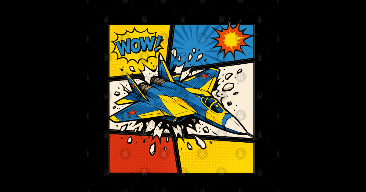 Sukhoi Su-57 - Sukhoi Su 57 - Sticker | TeePublic