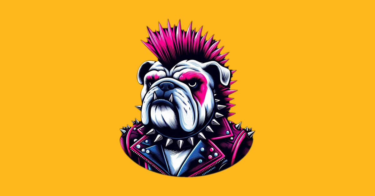 BULLDOG-PUNK ROCK 3 - Punk Music - T-Shirt | TeePublic