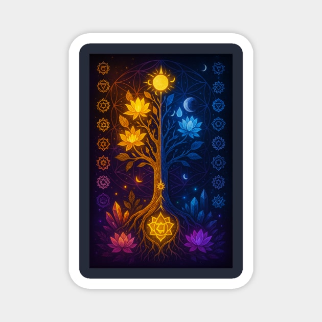 The Golden Arbor ~ Tree of Life Geometry - Tree Of Life - Magnet ...