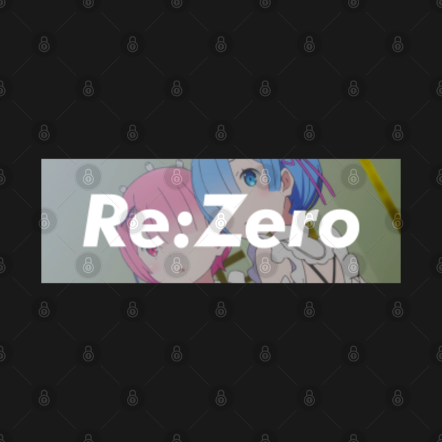 Rem Ram 2 - Re:Zero - Banner 1 - Re Zero - T-Shirt | TeePublic