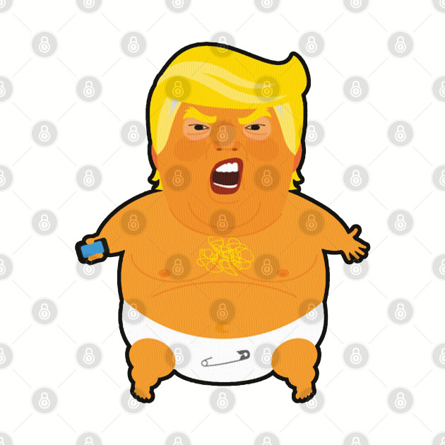 Trump Baby - Trump - Baseball T-Shirt | TeePublic