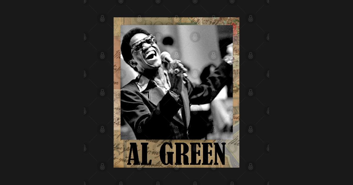 Al Green // Vintage Frame - Al Green - T-Shirt | TeePublic