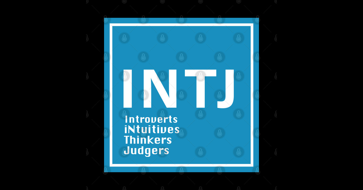 MBTI, INTJ - Mbti Intj Introverts Intuitives Mbt - Sticker | TeePublic