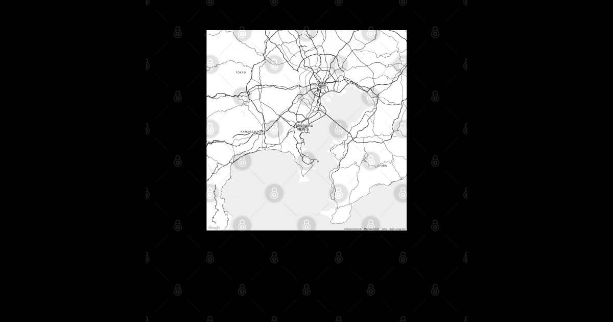 Minimalist Yokohama Map Art - Japan City Coordinates Design - Yokohama ...