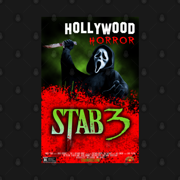 Stab 3: Hollywood Horror Poster - Scream - T-Shirt | TeePublic