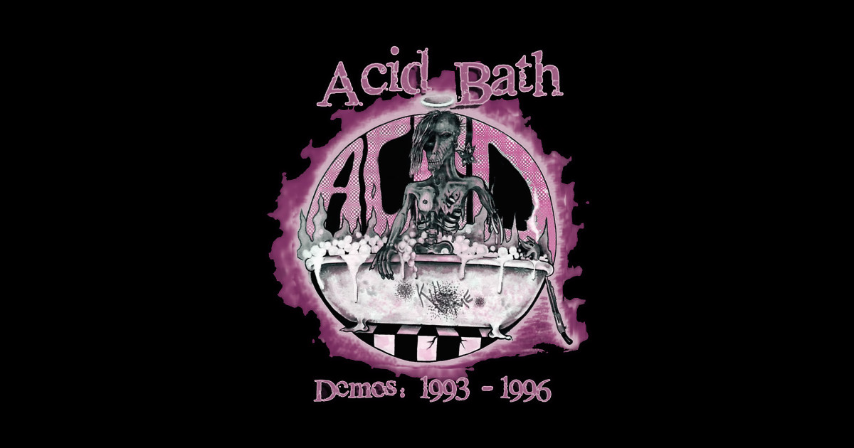The Music Band Best Album - Acid Band Bath - Sticker | TeePublic