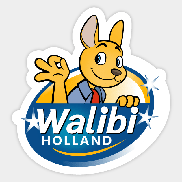 walibi logo redesign - Walibi - Sticker | TeePublic