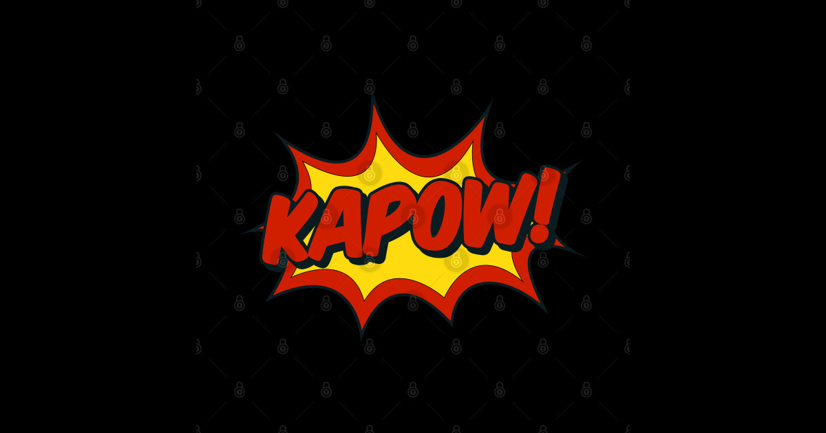 Kapow! Comic Effect - Comic - Posters and Art Prints | TeePublic