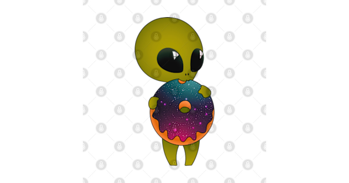 Alien donuts - Alien - T-Shirt | TeePublic