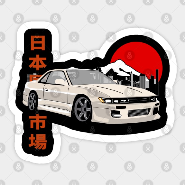 Nissan Silvia S13 JDM Legend - Nissan - Sticker | TeePublic