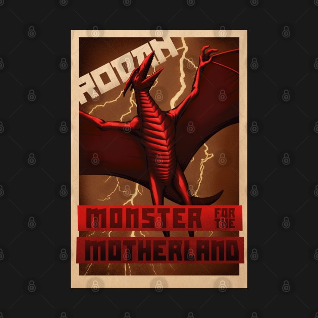 Rodan Propaganda Poster - Rodan - T-Shirt | TeePublic