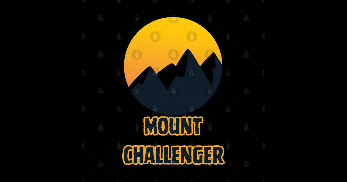 Mount Challenger - Mount Challenger - Sticker | TeePublic