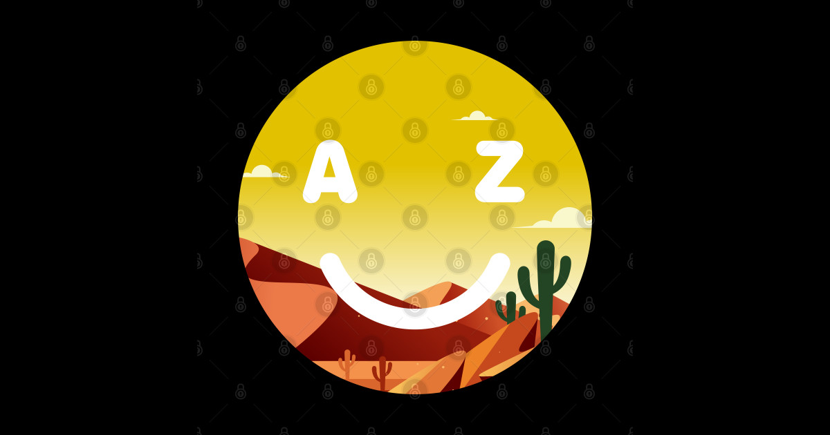 Arizona Desert Smiley Face - Alabama Smiley Face Bama Southern - Mug ...