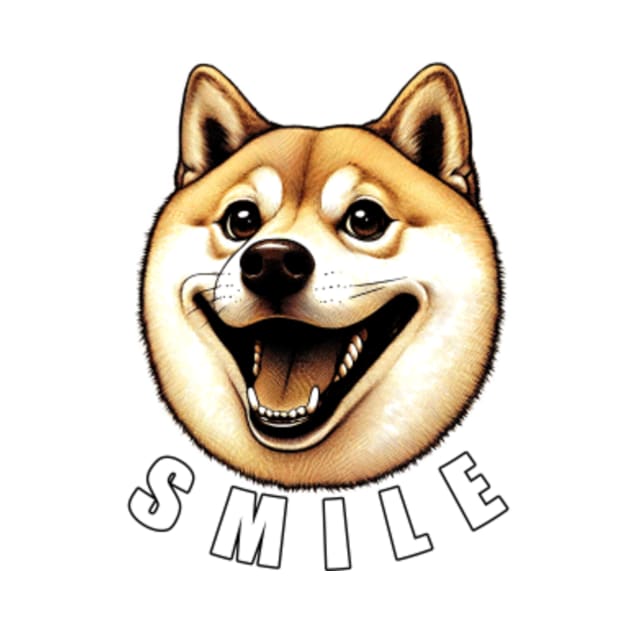 Smile Doge - Doge - T-Shirt | TeePublic