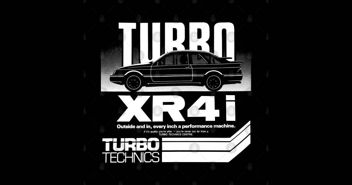 FORD SIERRA XR4i - advert - Car - T-Shirt | TeePublic