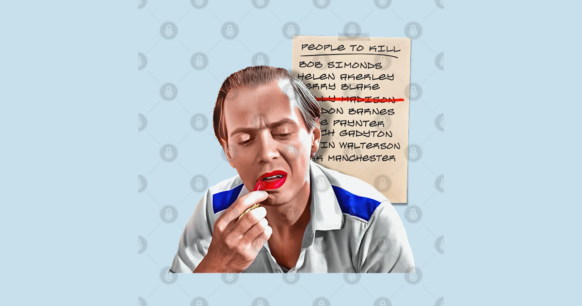 Steve Buscemi Lipstick - People To Kill List Scene - Billy Madison - T ...