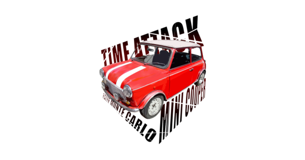 Time Attack - Mini Cooper - T-Shirt | TeePublic