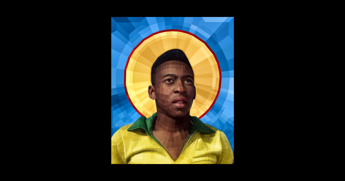Pele Football Icon - Pele - Sticker | TeePublic