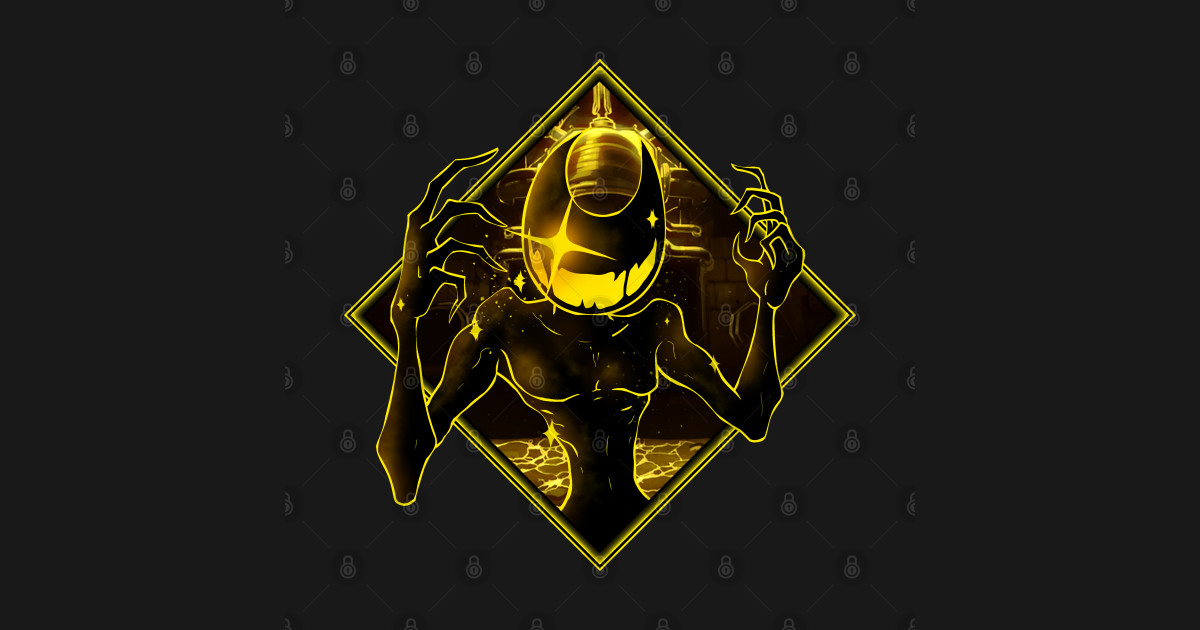 FNF BATIM BATDR NIGHTMARE Bendy remaster art - Bendy - T-Shirt | TeePublic