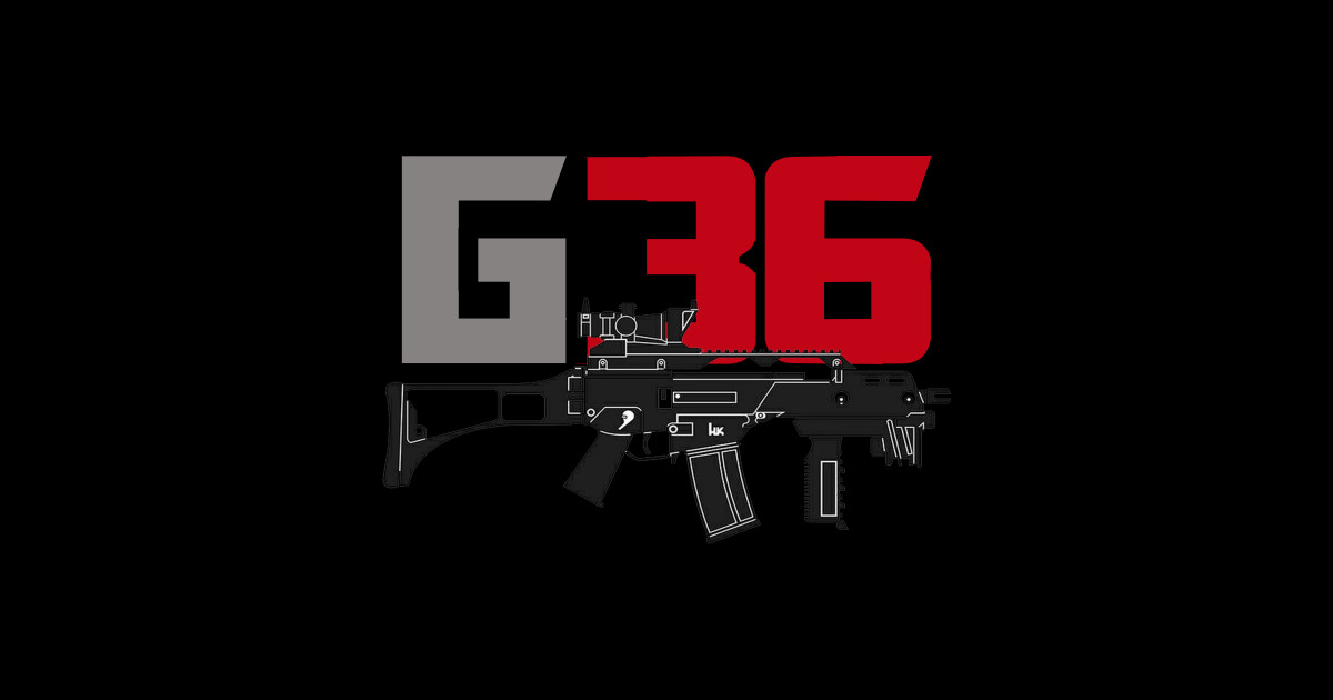 G36 Sub Machine Gun - Rifle - T-Shirt | TeePublic