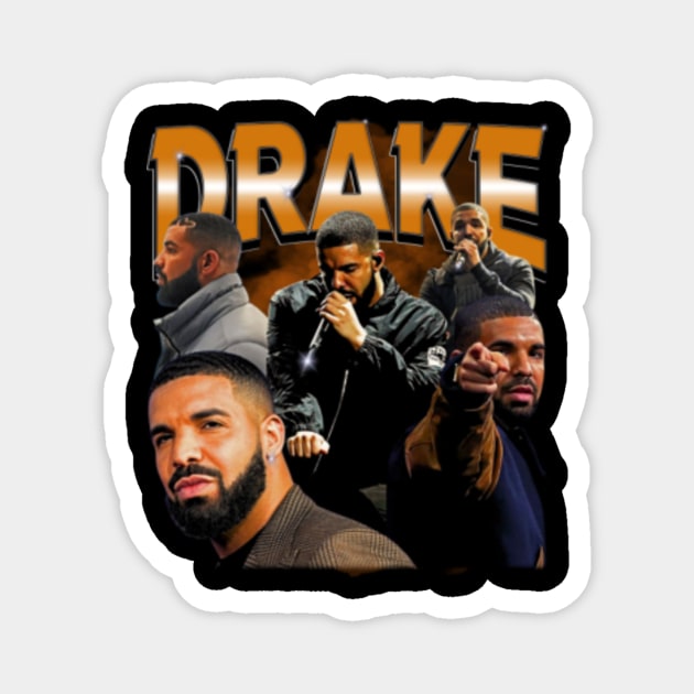 Drake Rappers Collage By Duitan Ward - Drake Rappers - Magnet | TeePublic