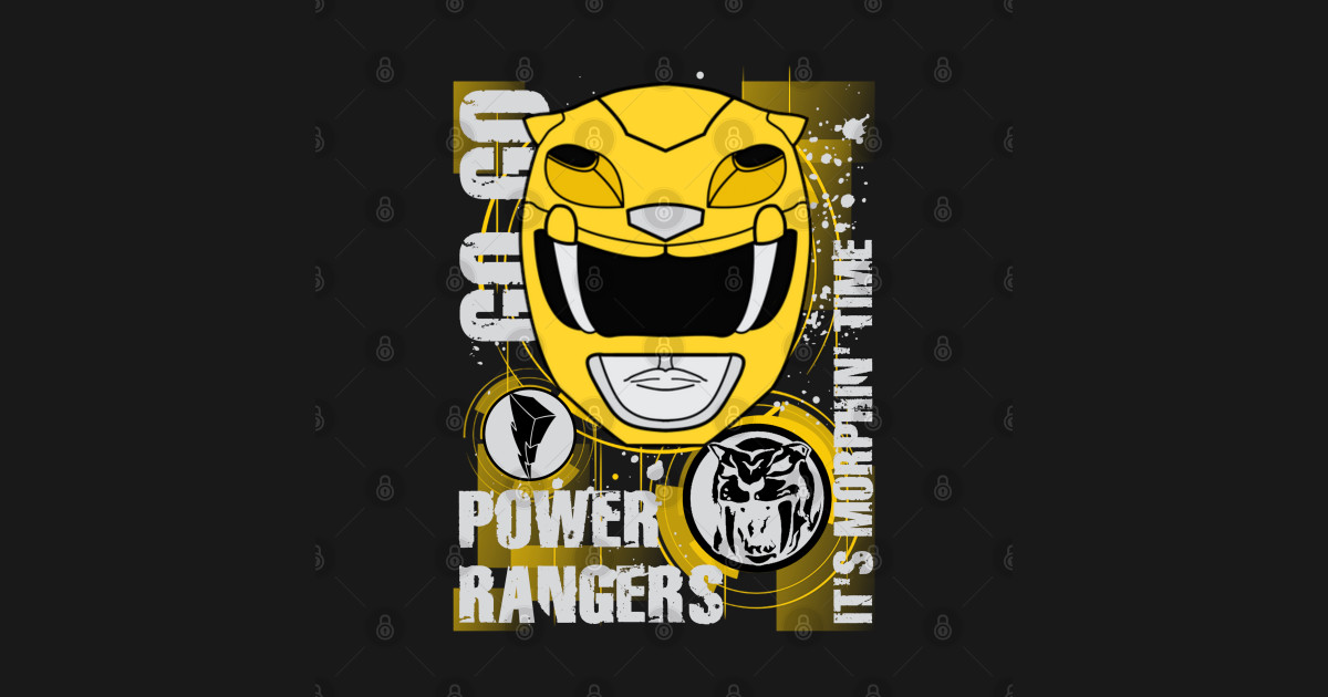 It's Morphin' Time Yellow Ranger, MMPR - Power Rangers - T-Shirt ...