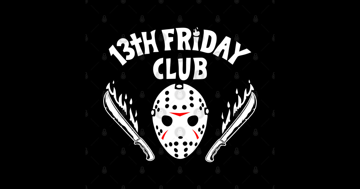 Slasher Retro 80's Club Logo Parody - Slasher Movies - Sticker | TeePublic