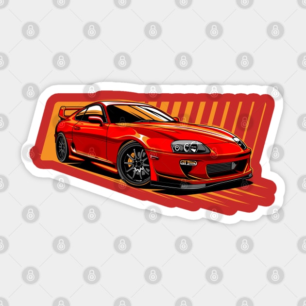 Toyota Supra MK4 - Supra Mk4 - Sticker | TeePublic