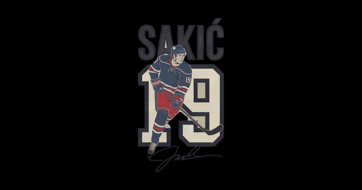 joe sakic player 19 - Joe Sakic Player 19 - Sticker | TeePublic