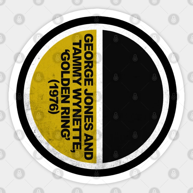 ART DRAWING JONES - George Jones Vintage - Sticker | TeePublic